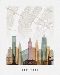 Find Your Perfect City Skyline Art Style | ArtPrintsVicky